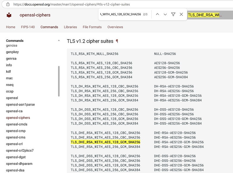 [WebtoB] Ciphers 보안 취약점 OpenSSL로 변환하여 적용하기