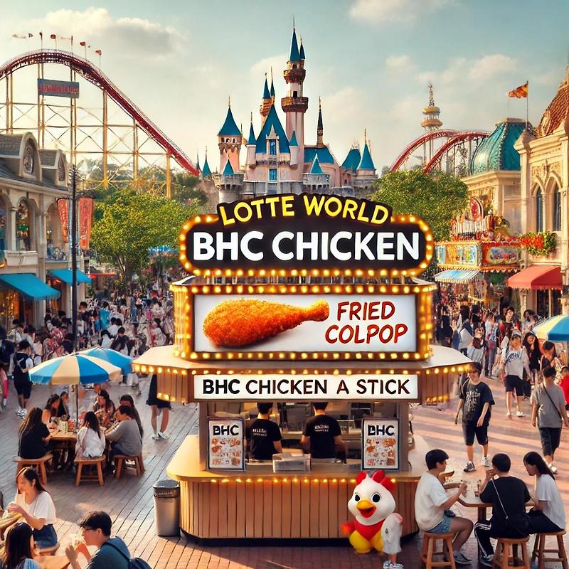 롯데월드 bhc 콜팝 가격, 롯데월드 bhc 위치, 롯데월드 콜팝 가격 총 정리