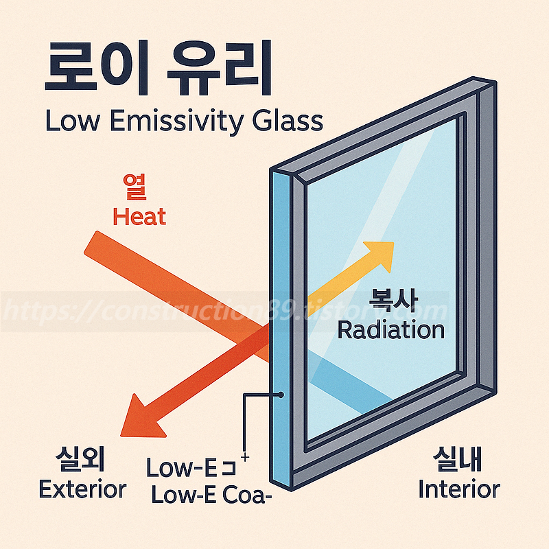 로이 유리 (Low Emissivity Glass, Low-E Glass)란 무엇인가?