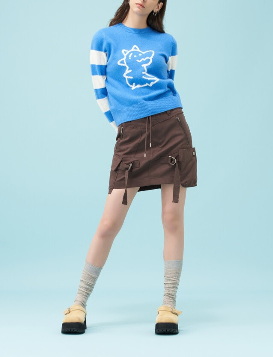 220909_인스타그램김예원니트스커트:SJYP공룡니트&치마