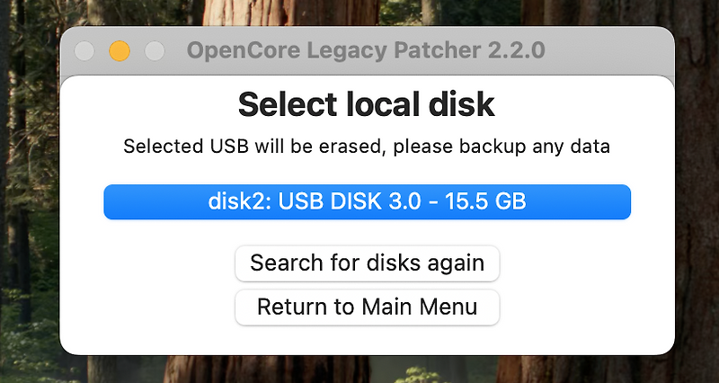 OCLP(OpenCore Legacy Patcher) Failed to create macOS installer 문제 :: Benjamin's Note