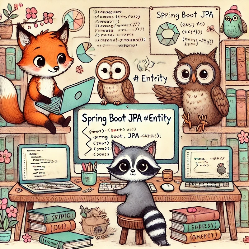 60. [ JAVA ] SpringBoot JPA @Entity 사용법