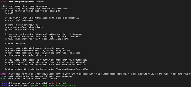 Python3 Python 3 12 4 에서 Distutils Module 찾지 못하는 이슈