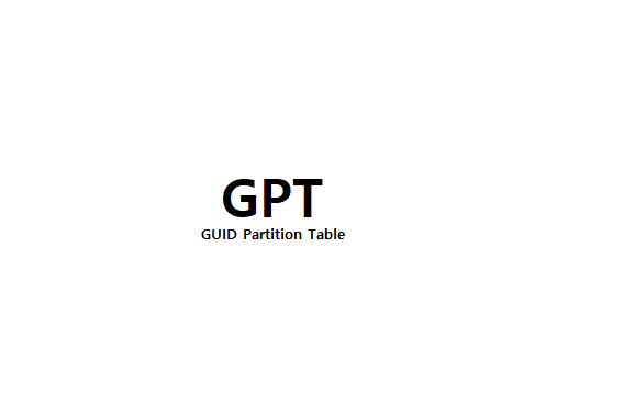 GPT(GUID Partition Table) Partition Structure