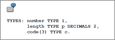 Local Data Types in Programs :: ABAP 노트