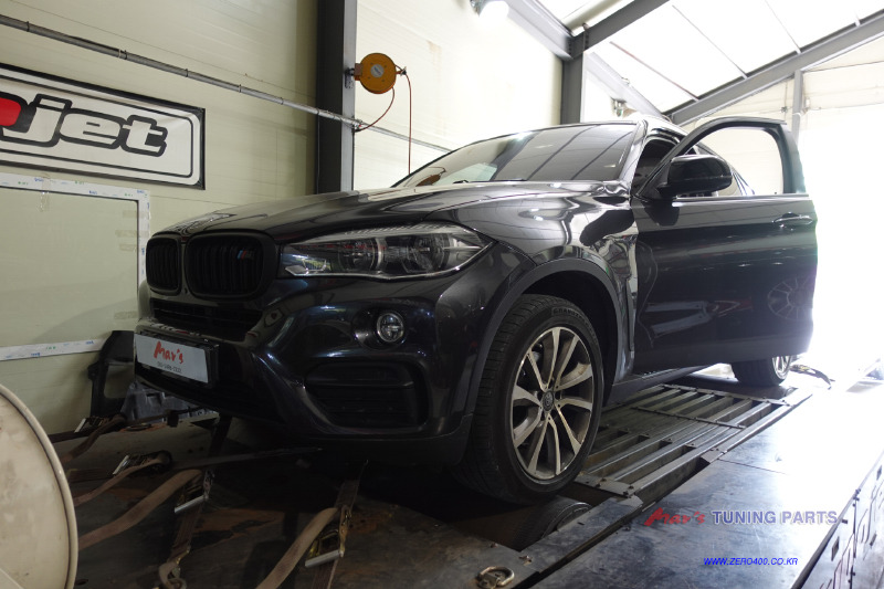ZF-8단 미션 변속 최적화! BMW F16 X6 30d xDrive 마르스 ECU + ZF8 TCU 맵핑! 휠마력 58HP 상승!