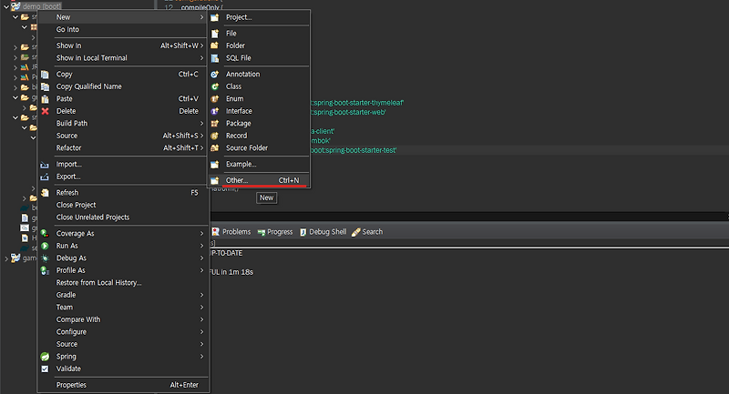 [Gradle + Springboot] Eclipse 게시판 만들기 (1)