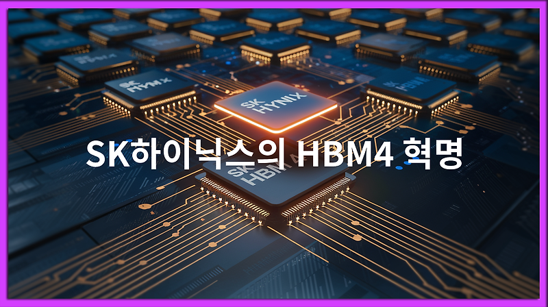 SK하이닉스의 HBM4 혁명: AI와 머신러닝의 게임 체인저