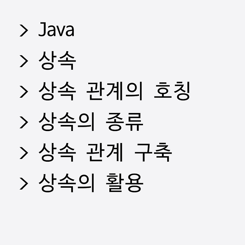 [Java] 상속 (Inheritance) — Bible, Lee, Data
