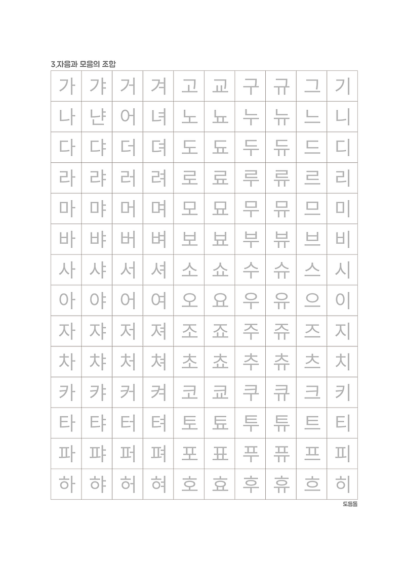 Practice Korean Consonant and Vowel Combinations: Boost Your Hangul Skills!