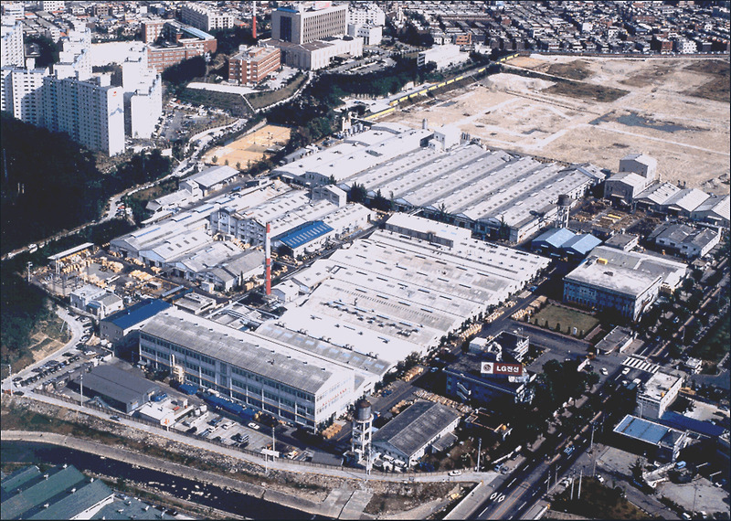 [20230716]1990년대말 안양 호계동 LS전선 안양공장 항공사진