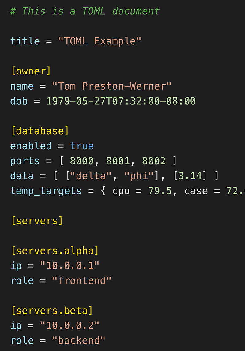 Springboot Gradle Toml 확장자 알아보기