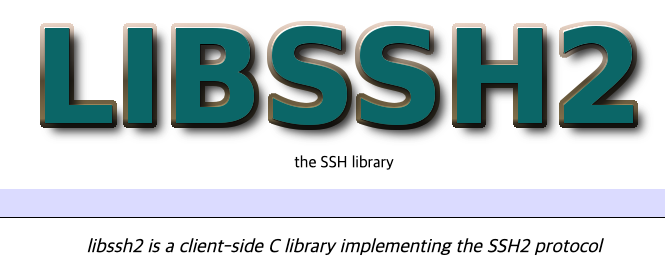 When using scp or sftp, let's import libssh2 (scp, sftp를 쓸 때는 libssh2를 임포트하자)