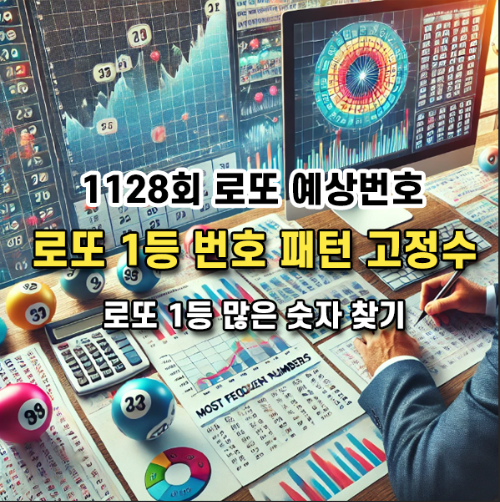 1128회 로또 예상번호 로또 1등 번호 패턴 고정수 행운숫자 1127회 로또당첨번호 지역