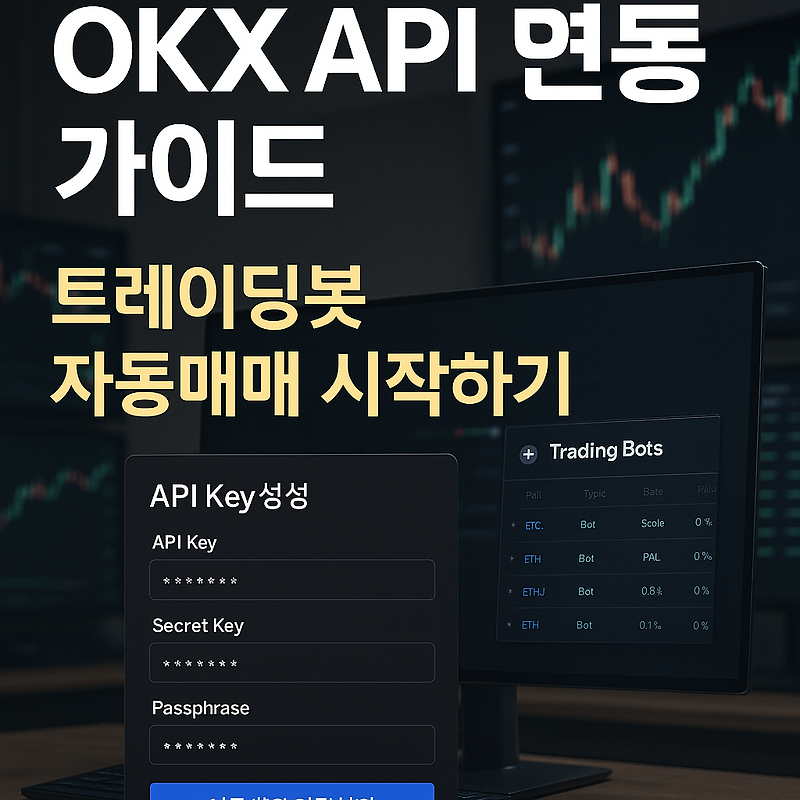 OKX API 키 생성 가이드 – 자동매매 봇과 연동하는 실전 매뉴얼