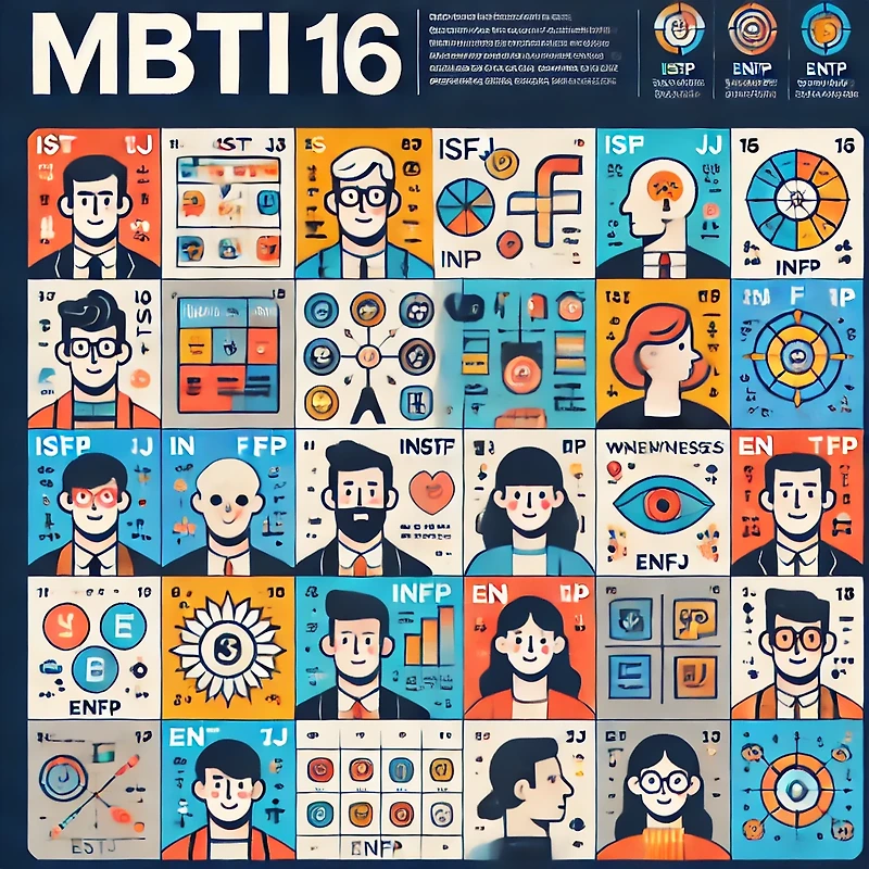 MBTI 16가지 유형 총정리 및 특징 분석