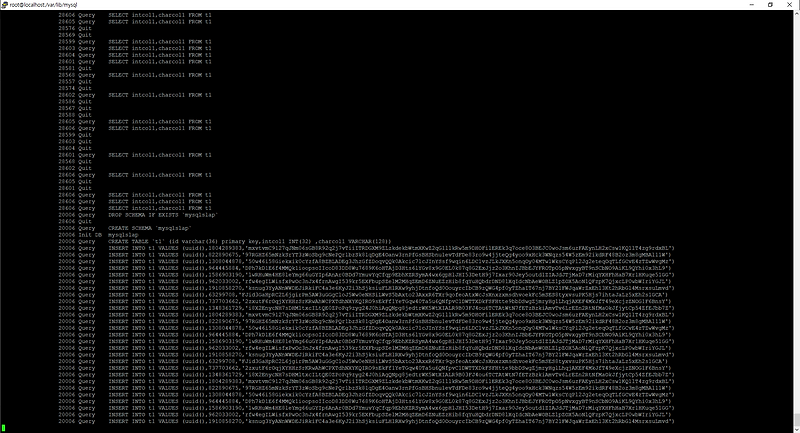 mysqlslap 사용 부하테스트
