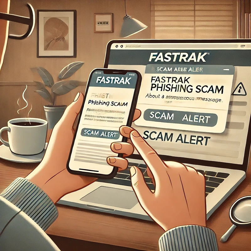 FastTrak TEXT Phishing Scam에 주의 하세요..(실사례)