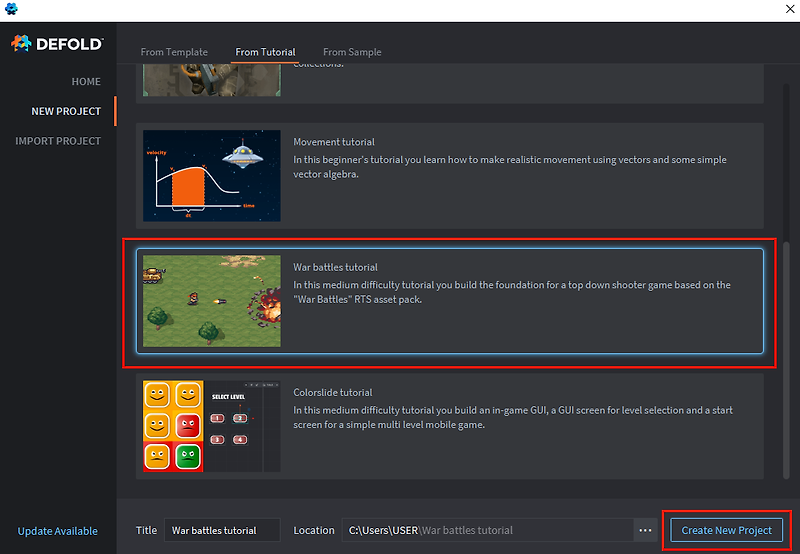 [Defold 튜토리얼] 4-1. War battles