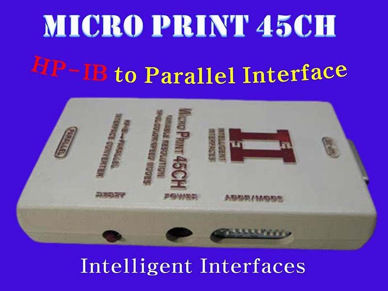 인터페이스 Converter HP-IB to Parallel Interface VARIABLE RESOLUTION HP-GL ...
