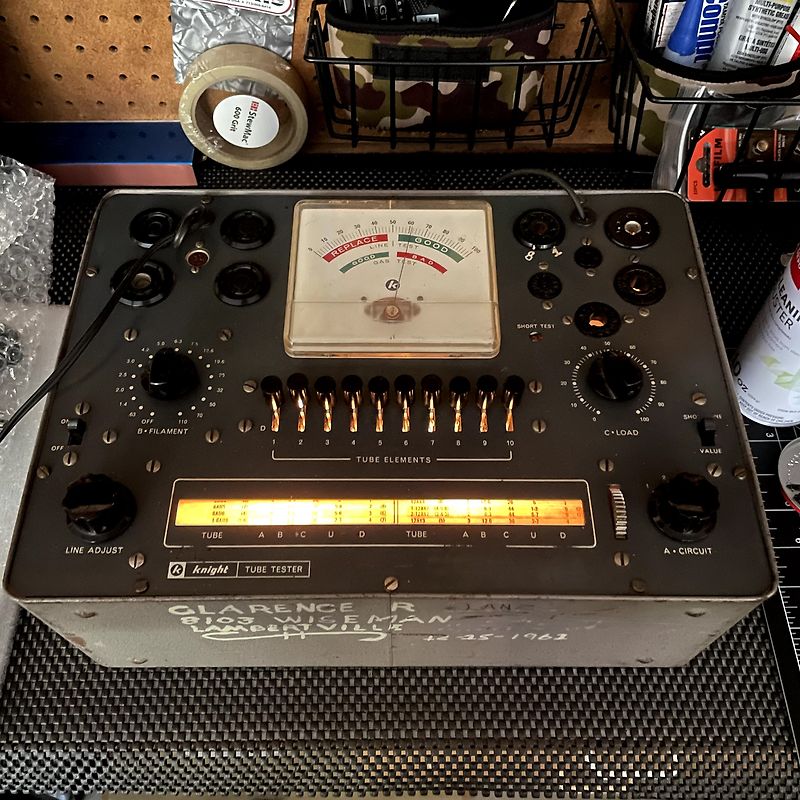 Knight Tube Tester KG-600B refurbish