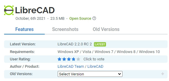 LibreCAD 무료 다운로드