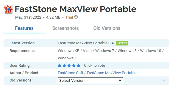 FastStone MaxView Portable 무료 다운로드