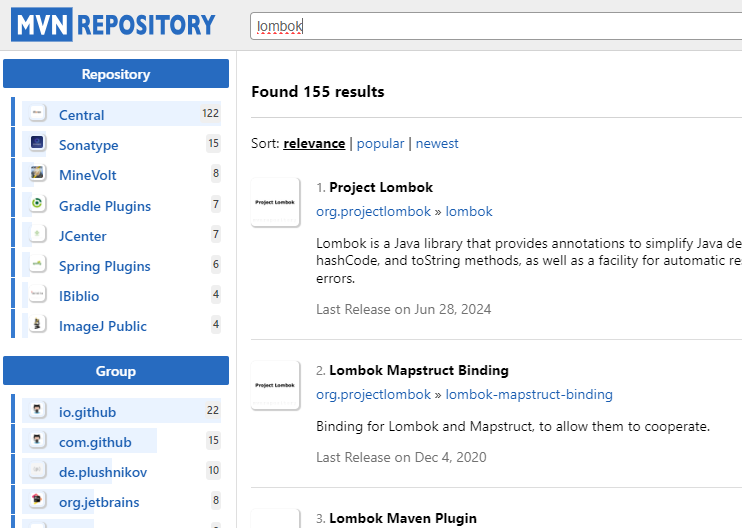 [Spring] MVC (5) Lombok 사용