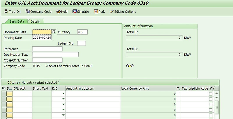 SAP FI Leading ledger 개념 Ledger 활용 방법