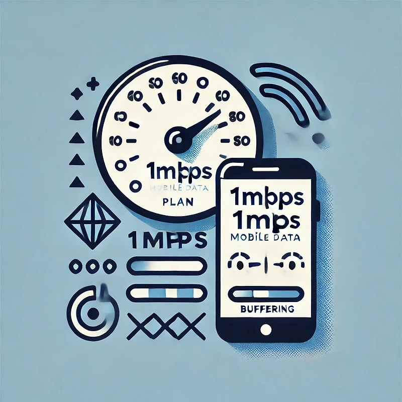 📶 통신사 요금제 1Mbps 속도로 사용하기 – 과연 괜찮을까? 🚀