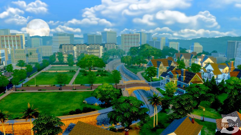 [Sims4/부지] 뉴크레스트 Newcrest - Bridgeview ｜오리지널