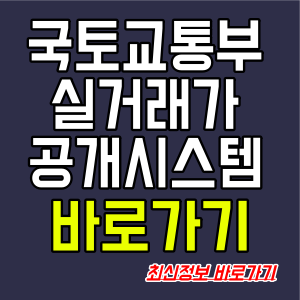 국토교통부 실거래가 공개시스템 홈페이지 (https://rt.molit.go.kr)