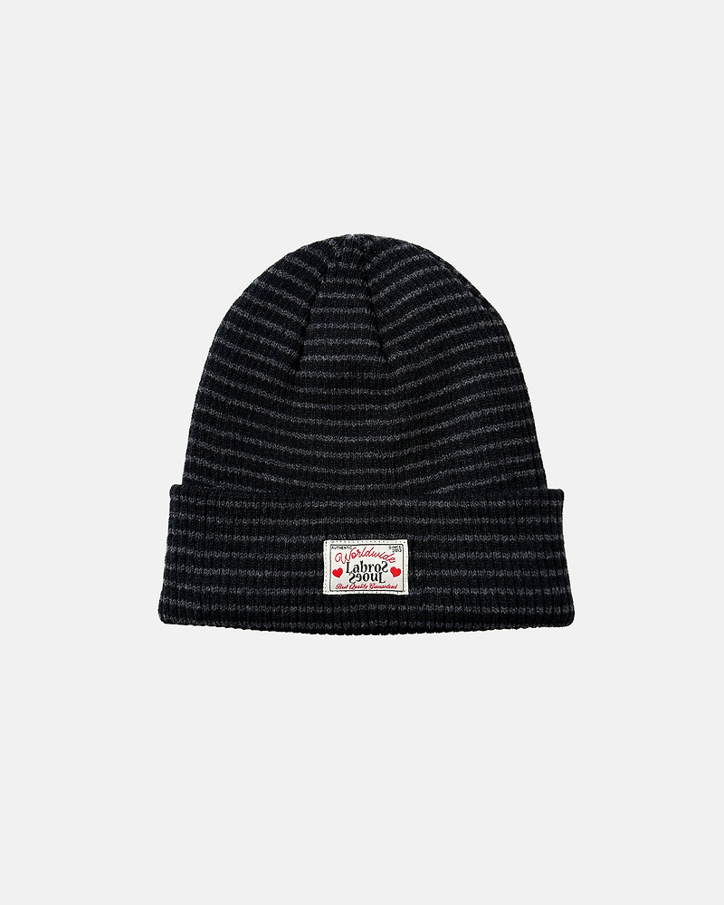 Stripe Beanie (Black)