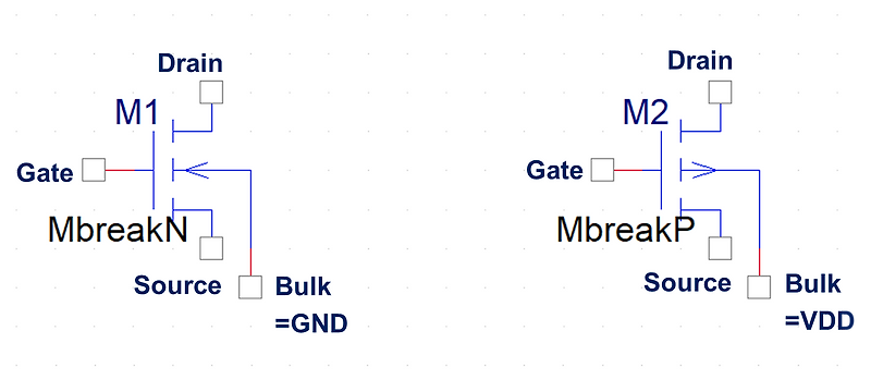 PSPICE MOSFET 파라미터(Parameter)와 모델(model) 그리고 기생 커패시턴스(Capacitance) 성분까지