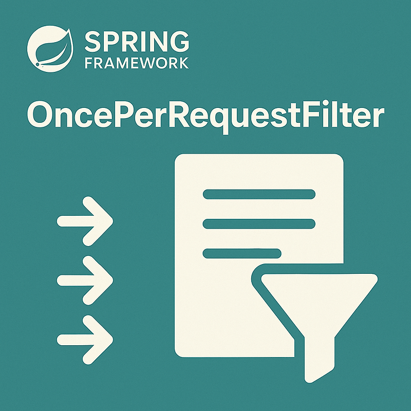[Spring Security] OncePerRequestFilter를 활용한 인증 제외 URL 설정