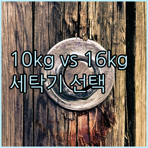 10kg 16kg 세탁기 고민? 사용 후기와 함께 선택하세요 :: 오홍정보