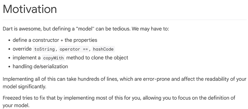 Flutter의 Freezed 사용하기