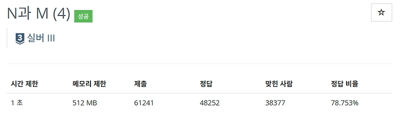 [백준] 15652번 - Silver 3 N과 M(4), 파이썬 코드 — 라민의 블로그