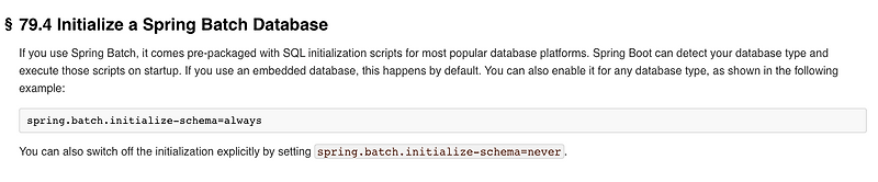 springboot 2.x 이상 springbatch table문제 해결 방법!