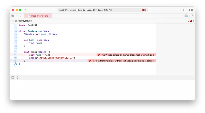 SwiftUI View Custom Initializer
