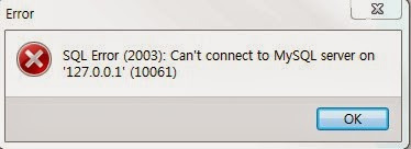 [MySQL 5.5] SQL Error (2003) 원격 접속 오류 해결 방법 (127.0.0.1 연결 실패)