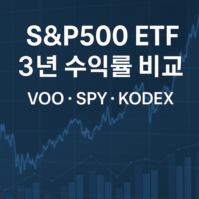S&P500 ETF 3년 수익률 비교: VOO, KODEX, SPY 완전 분석