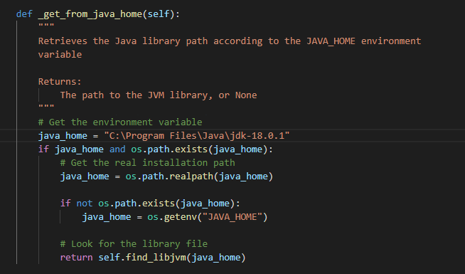 [NLP] No JVM shared library file (jvm.dll) found. Try setting up the JAVA_HOME environment ...