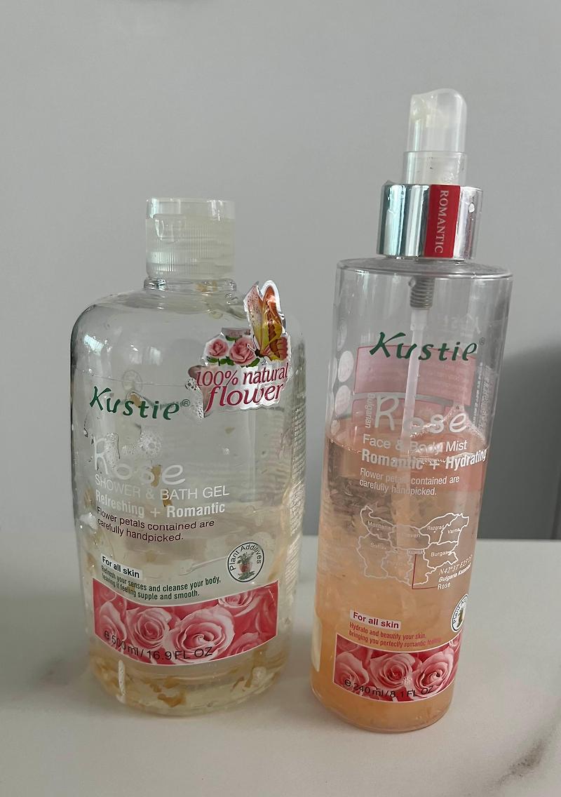 장미향이 가득한 Kustie Rose Shower & Bath gel+Face & Body mist