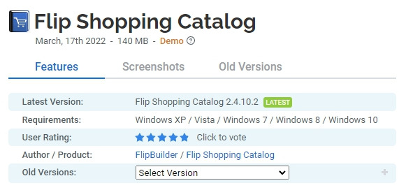 Flip Shopping Catalog 무료 다운로드