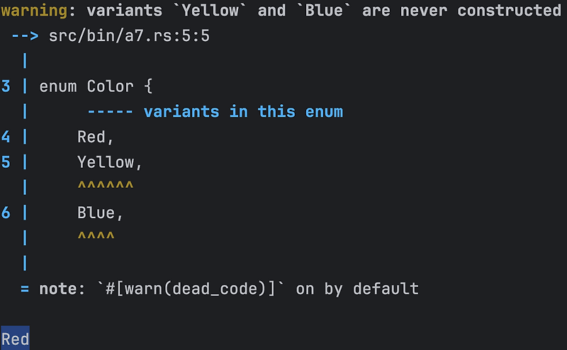 [Rust] 재밌는 enum