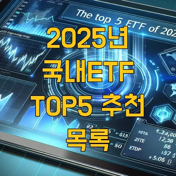 2025년 국내ETF TOP5 추천 목록
