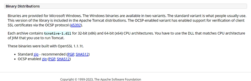 the apache tomcat native library could not be found using names [tcnative-2, libtcnative-2 ...