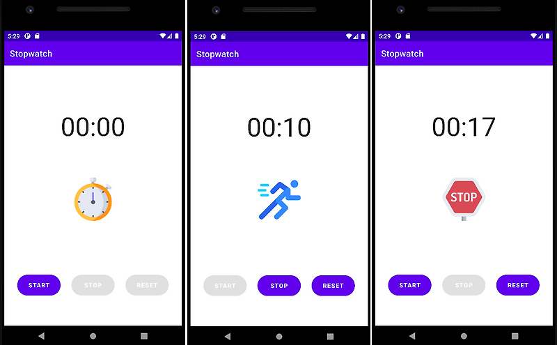 [Android/Kotlin] Chronometer 클래스로 스톱워치 구현하기