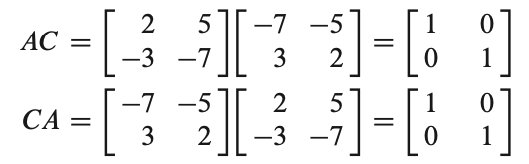 Matrix Algebra - (2)